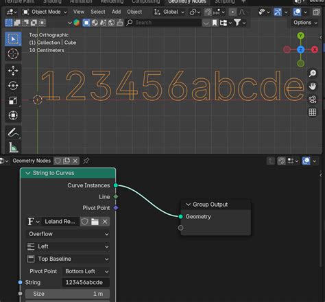 How Do You Import Musical Symbol Fonts Into Geometry Nodes String To