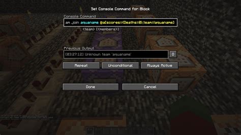 Why Doesnt This Work It Did Before And I Dont Know Why R Minecraftcommands