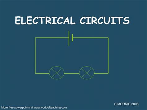 Electric Circuits Pptx Science And Biology Ppt