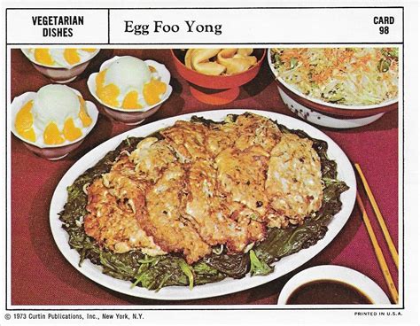 Egg Foo Yong — Vintage Recipe Cards My Meals Are On Wheels