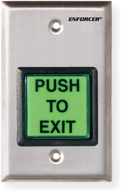 Push Button Rte Plate Single Gang Black Push Button 51 Off