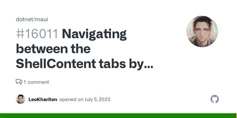 navigating between the shellcontent tabs by swiping right left · issue
