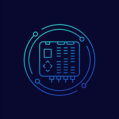 Premium Vector Plc Icon Programmable Logic Controller Linear Design