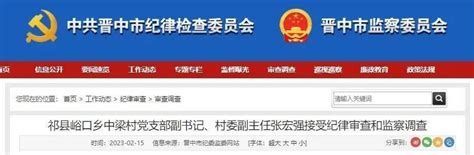 落网山西两名干部涉嫌严重违纪违法主动投案一人被逮捕 祁县 晋中市 曹益民