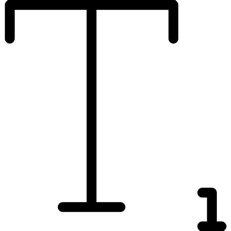 Subscript Vector SVG Icon SVG Repo