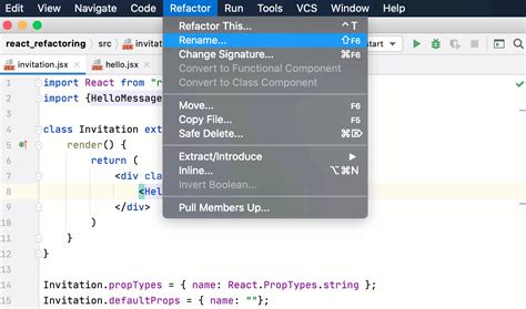React Jetbrains Rider