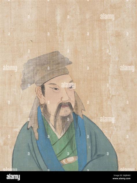 Portrait Of Wang Xizhi A Prominent Chinese Calligrapher Painted In The 19th To Early 20th