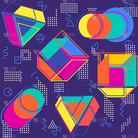 符号 几何形状 抽象 极简构图 四方连续纹样 球体 图像 壁纸 包豪斯 矢量