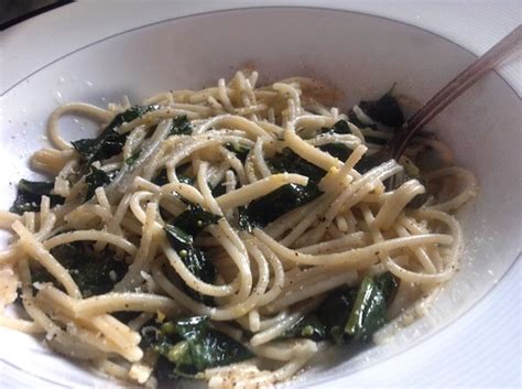 Spaghetti With Spinach And Lemon Cream Sauce • Single Serving Chef