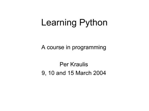 Ppt Career Scope After Learning Python Powerpoint Presentation Free Download Id11364520