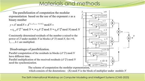 cmis2023 efficient multithreading computation of modular exponentiation