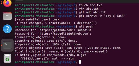 amrit subedi on linkedin day 8 task basic git and github for devops