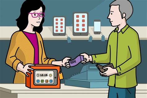 En La Imagen Se Observa Al Padre Comprando Una Tableta En Una Tienda