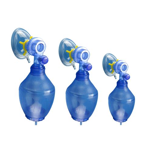 Infant Pedistric Adult Disposable PVC Ambu Bag Manual Resuscitator Resuscitator And