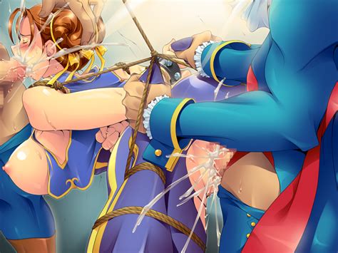 rule 34 1girls blush bodysuit bondage capcom censored chun li clothed sex clothing cum