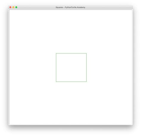 Squares Fractal Source Code Python And Turtle