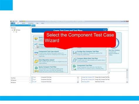 Etl Validator Component Test Case Wizard Ppt