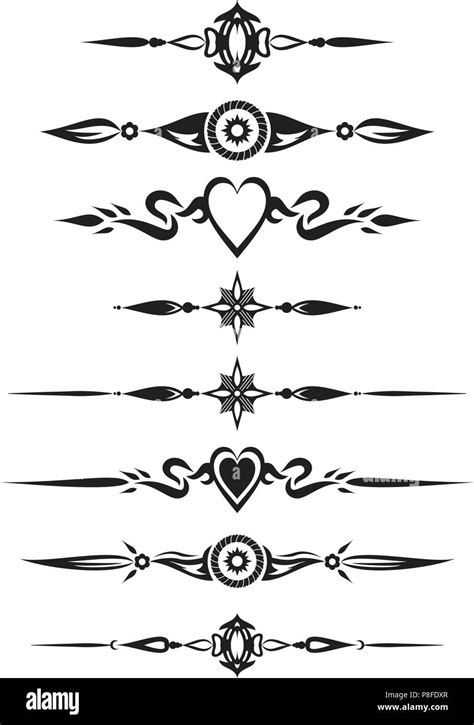 Text Separator Vector Vectors Stock Vector Images Alamy