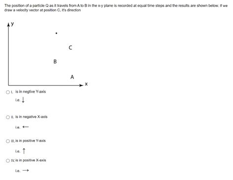 The Position Of A Particle Q As It Travels From A To Chegg Com