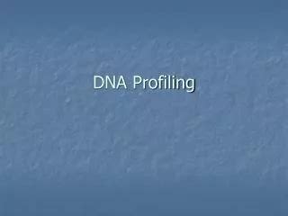 PPT DNA Profiling PowerPoint Presentation Free Download ID 822158