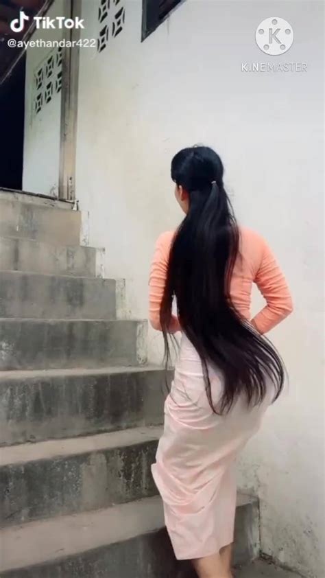 ဆံပင်ရှည်ရှည်လေးတွေနဲ့ ချစ်ဖို့ကောင်းတဲ့ မမများ 😍😍 By Best Tiktok