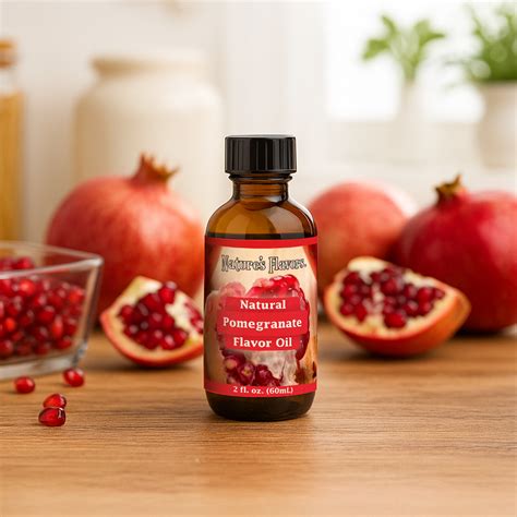 Pomegranate Flavor Oil Natural Natures Flavors