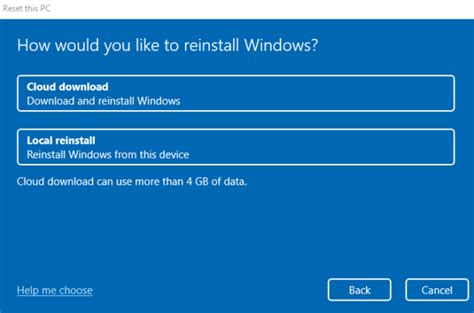 Cloud Download Vs Local Reinstall Which Should You Use When Resetting