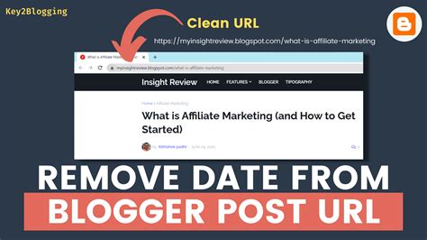 How To Remove Date From Blogger Post Url Key2blogging