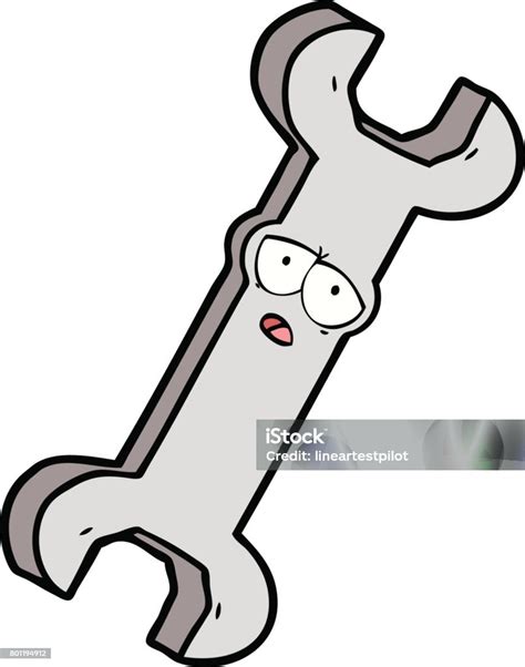 Cartoon Spanner Stock Illustration Download Image Now Art Cartoon Cute Istock