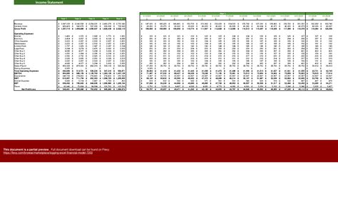 Excel Template Logging Excel Financial Model Excel Template Xlsx Flevy