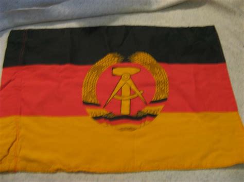 Original East German Ddr Flag 14 X 19 2095692435