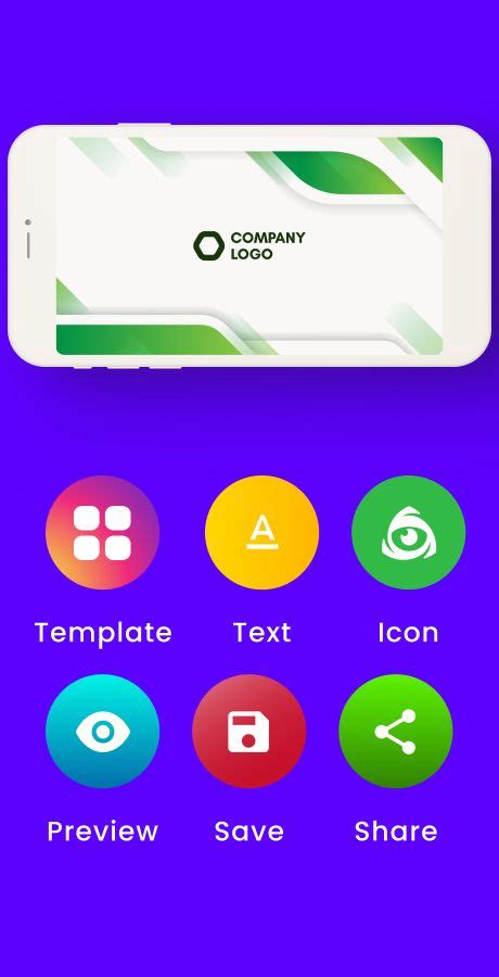 Digital Business Card Maker Android Source Code By Vocsy Codester