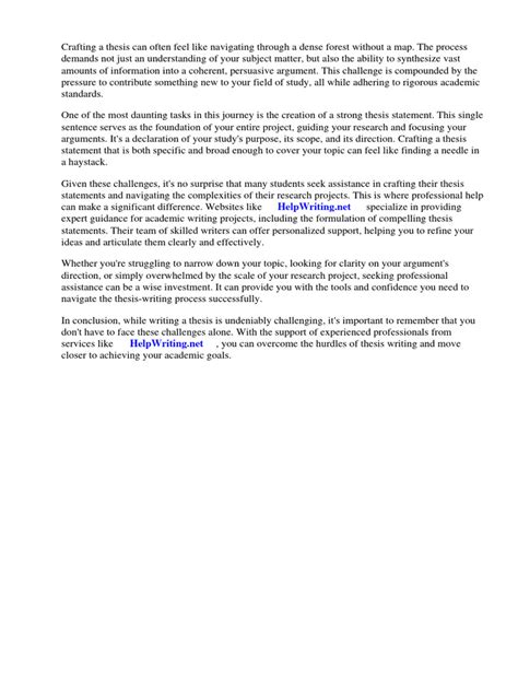 Thesis Statement Topics Examples Download Free Pdf Thesis Essays