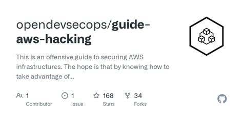 Github Opendevsecopsguide Aws Hacking This Is An Offensive Guide To Securing Aws