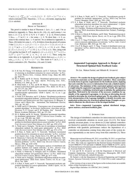 Augmented Lagrangian Approach To Design Of Structured Optimal State