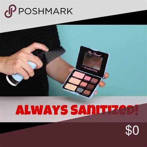 Cosmetics Are Always Sanitized Or Brand New Cosmetics Sanitizer Brand New
