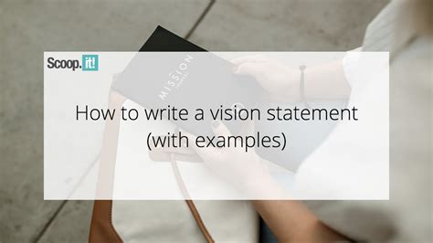 How To Write A Vision Statement With Examples My Blog