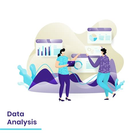 Premium Vector Data Analysis Template