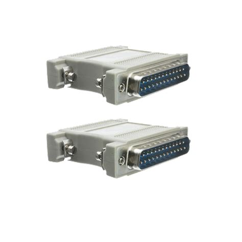 Adapter Null Modem DB25 M M Molded Compatible Cable Inc