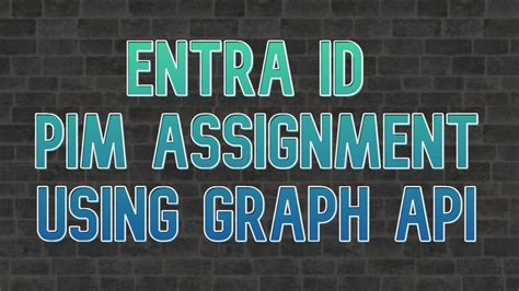 Get Entra Id Pim Role Assignment Using Graph Api