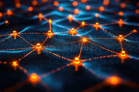 Advanced D Neural Network Illustrations Exploring Big Data Insights And Cy Stock Illustration