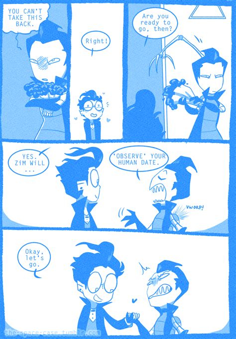 Im Made Of Love And Its Stronger Than You • The Comic Where Dib Declares Affection For Zim Is