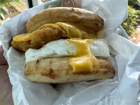 Small Potatoes Make The Steak Look Bigger Chicken Mcgriddles With Egg