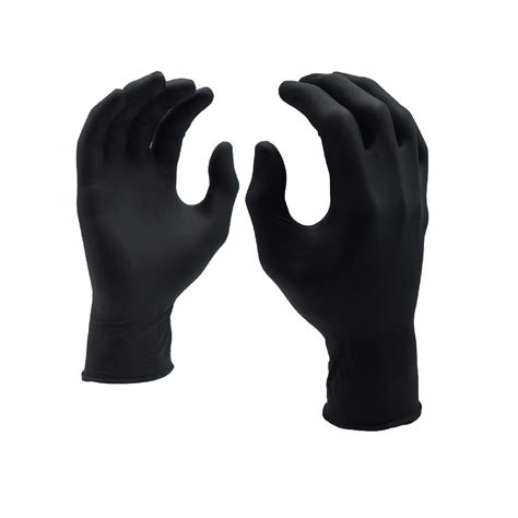 Nitri Cor® Eclipse Black Nitrile 5 Mil Industrial Grade Powder Free Textured 4095b