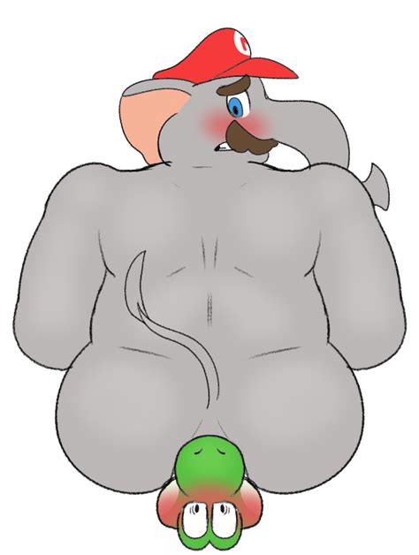 Rule 34 Anal Anthro Ass Big Butt Duo Elephant Elephant Mario