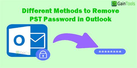 Remove PST Password In Outlook With Different Techniques