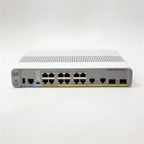Cisco Catalyst 3560 Cx Series Ws C3560cx 12pc S V03 12 Port Poe Switch Fully Functional