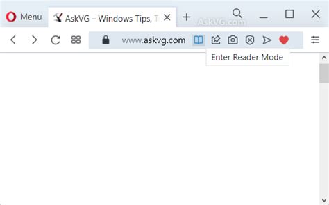 [tip] How To Enable Or Disable Reader Mode In Opera Browser Askvg