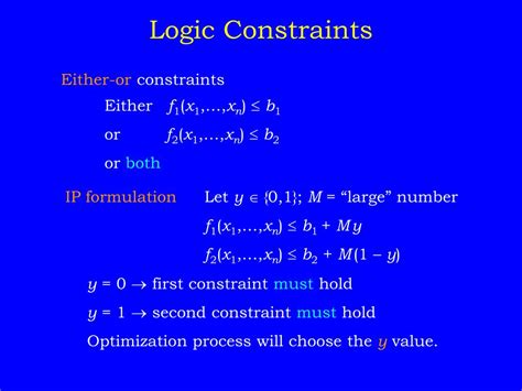 Ppt Lecture 6 Integer Programming Models Powerpoint Presentation Id5110312