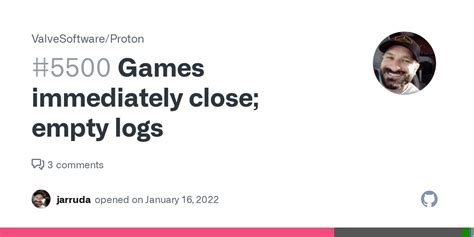 Games Immediately Close Empty Logs · Issue 5500 · Valvesoftware